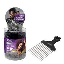 ANNIE Fist Afro Pik Short-BLACK