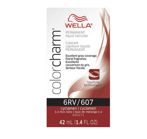 WELLA Color Charm Permanent Liquid Haircolor #6RV/607 Cyclamen