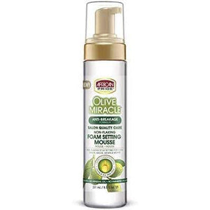 AFRICAN PRIDE Olive Miracle Foaming Mousse 8.5oz