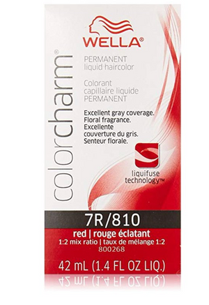 WELLA Color Charm Permanent Liquid Haircolor #7R/810 Red